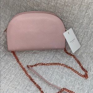 Ted Baker | Bags | Ted Baker Pom Leather Crossbody | Poshmark